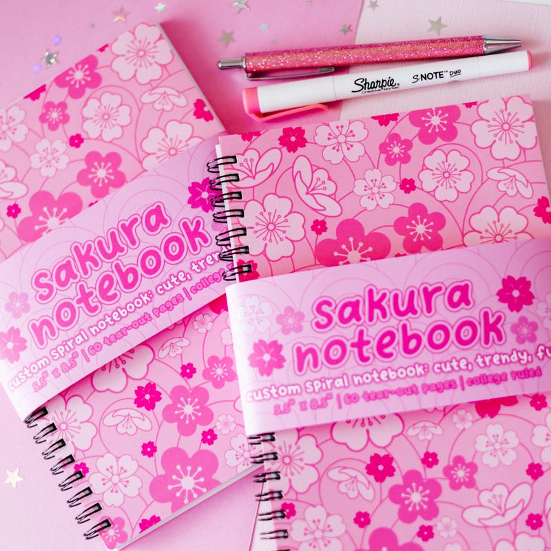 Cute Notebooks - Etsy