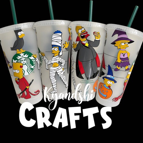 Starbucks Tumbler / Simpson - Etsy