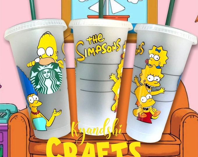 Starbucks Tumbler / Simpson - Etsy