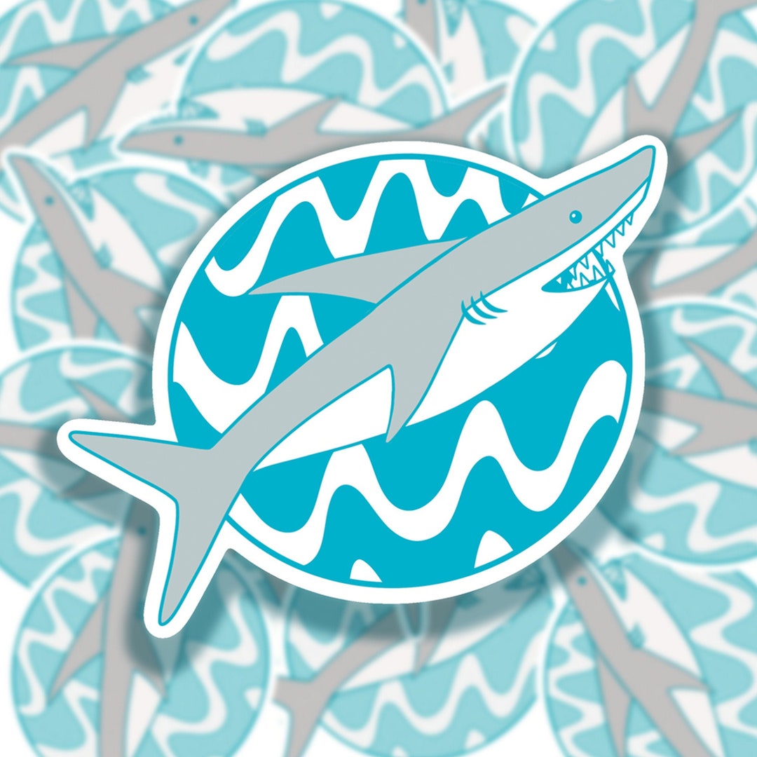 Shark Sticker, Sea Sticker, Fish Sticker - Etsy