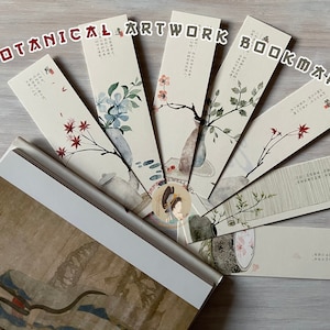 Japanese Landscapes Artwork Bookmarks 8 Patterns to Choose From 4 - Etsy