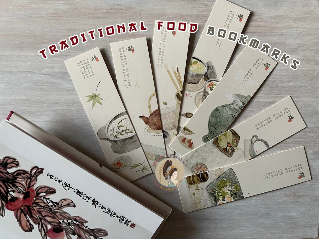 Japanese Traditional Food Bookmarks (7 Patterns to Choose From) Earth ...