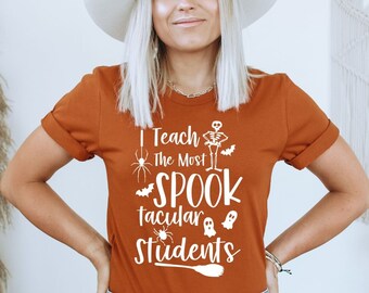Halloween Teacher Teacher Halloween Cute Teacher Svg - Etsy