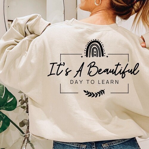 It's a Beautiful Day to Learn SVG Teacher Shirts Svg - Etsy