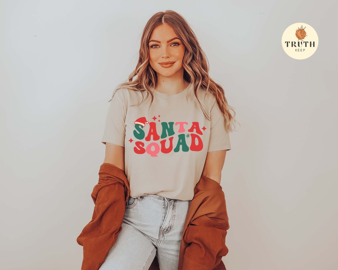 Santa Squad Svg Pngchristmas Svg Shirtkids Christmas - Etsy