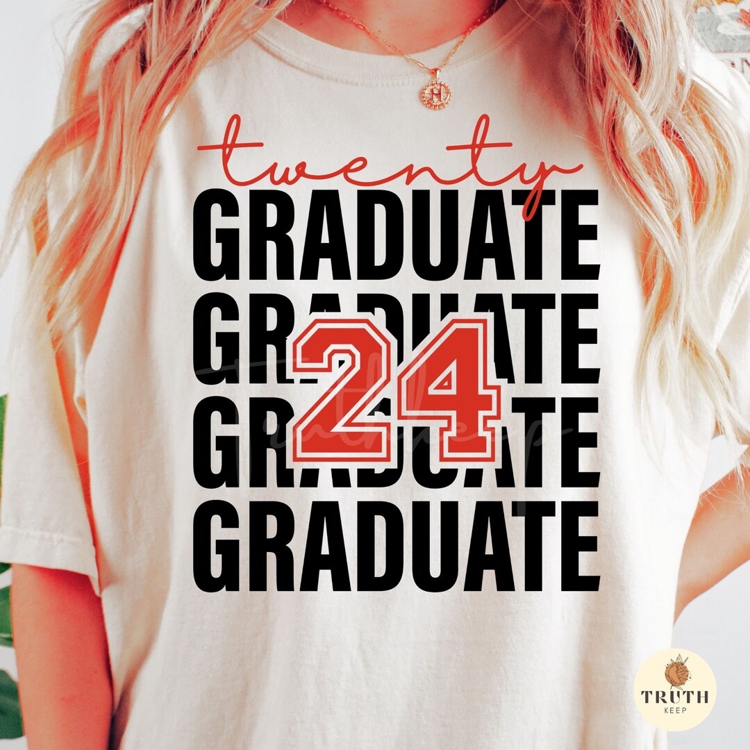 Twenty 24 Graduate Svg Png,graduation Gifts 2024,senior 2024 Svg, Class ...