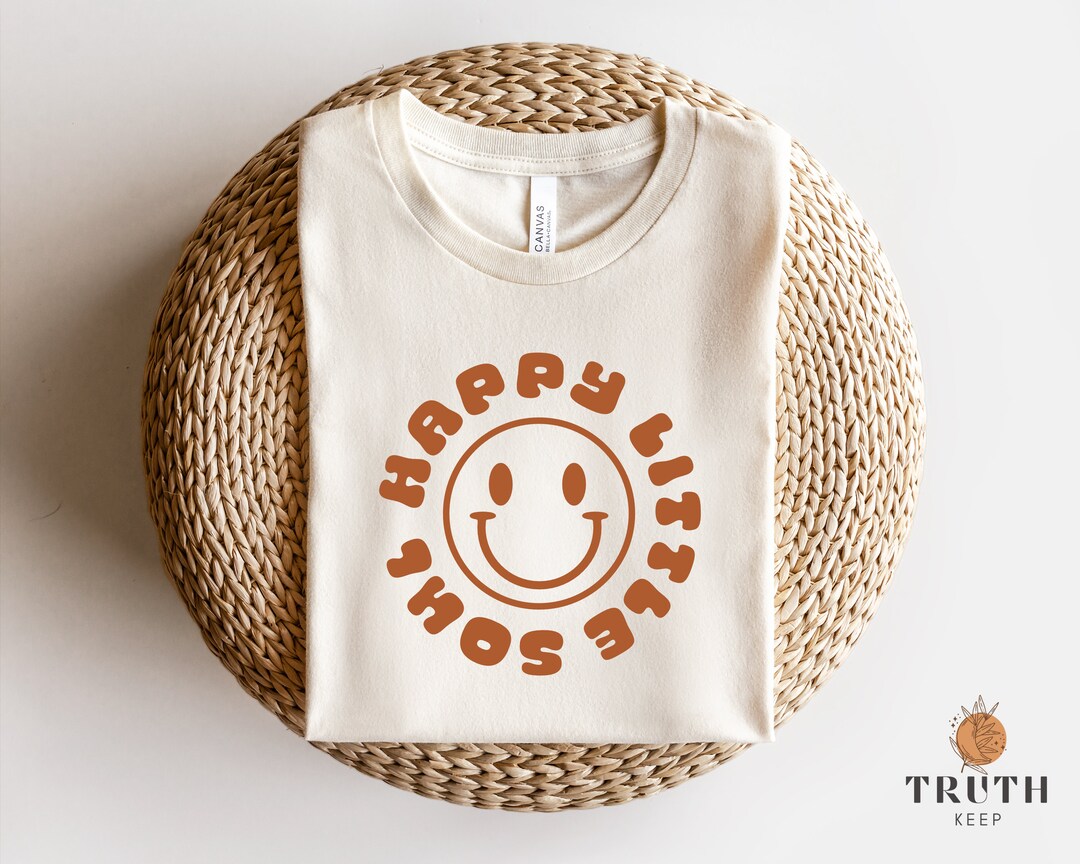 Happy Little Soul Svg Shirtflower Smiley Face - Etsy