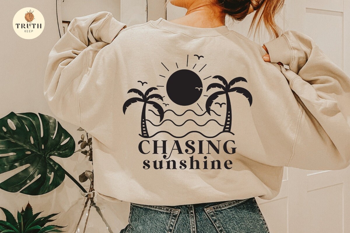 Chasing Sunshine Svgsummer Quotes Svgtravel Svgbeach - Etsy