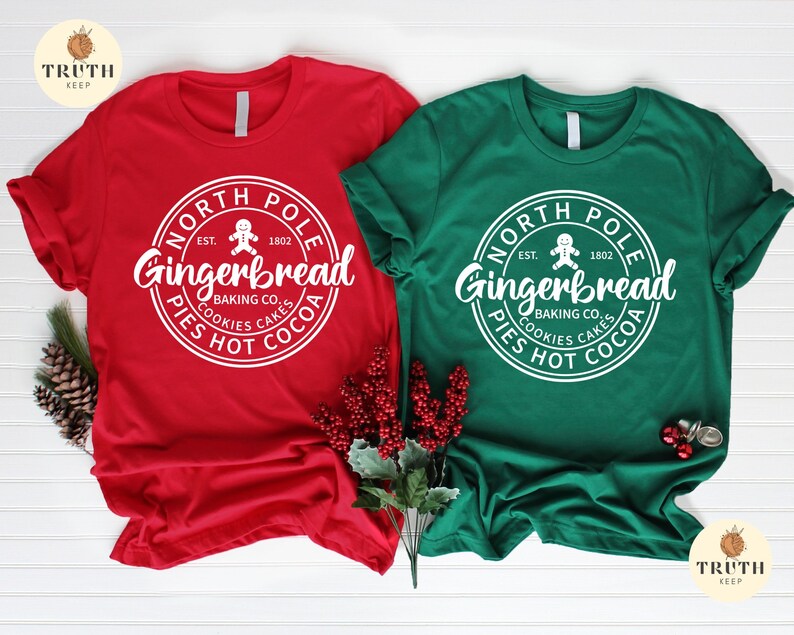 North Pole Gingerbread Baking Co Svg Pngchristmas Etsy