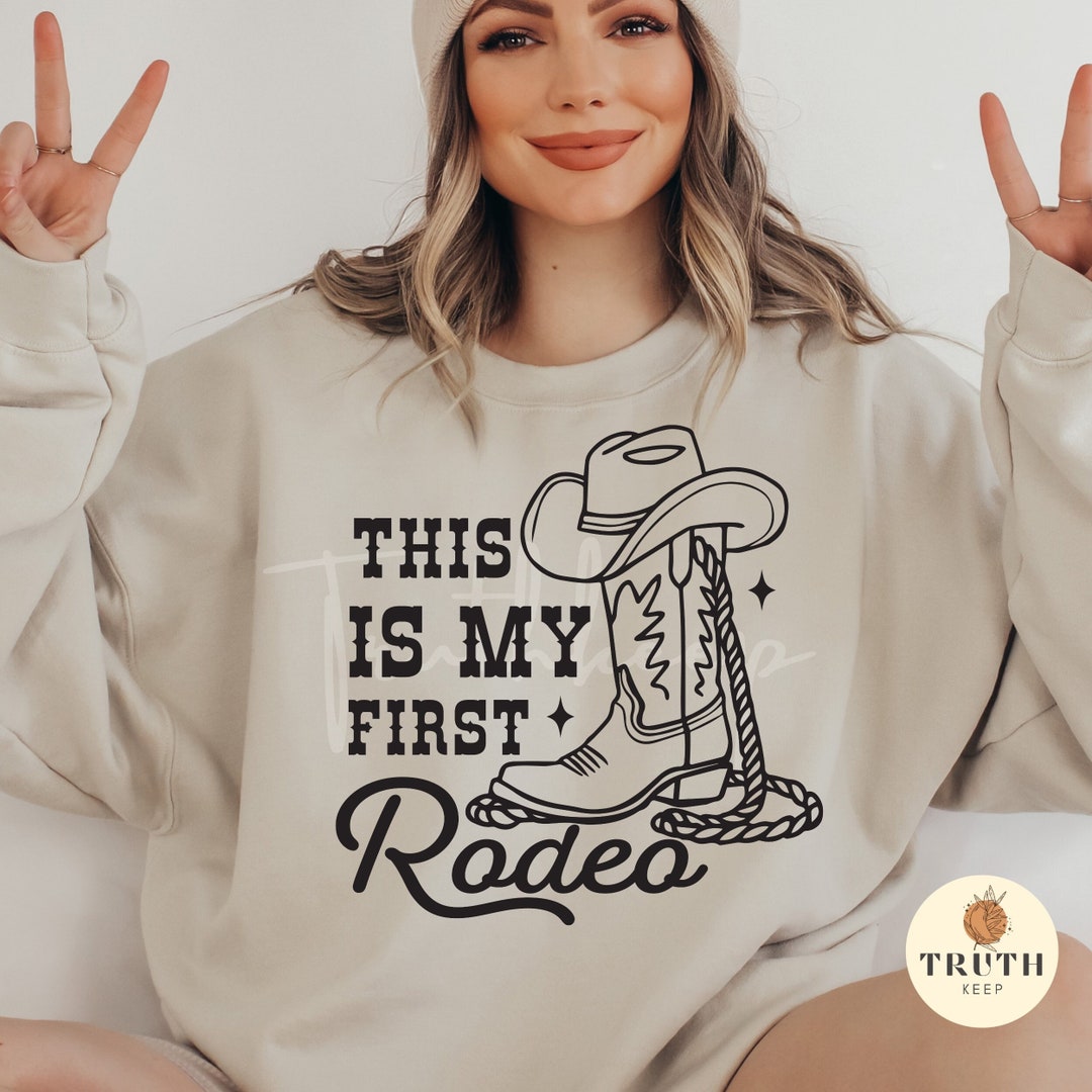 This is My First Rodeo SVG Png,cowboy Vintage,cowgirl Shirt Svg,western ...