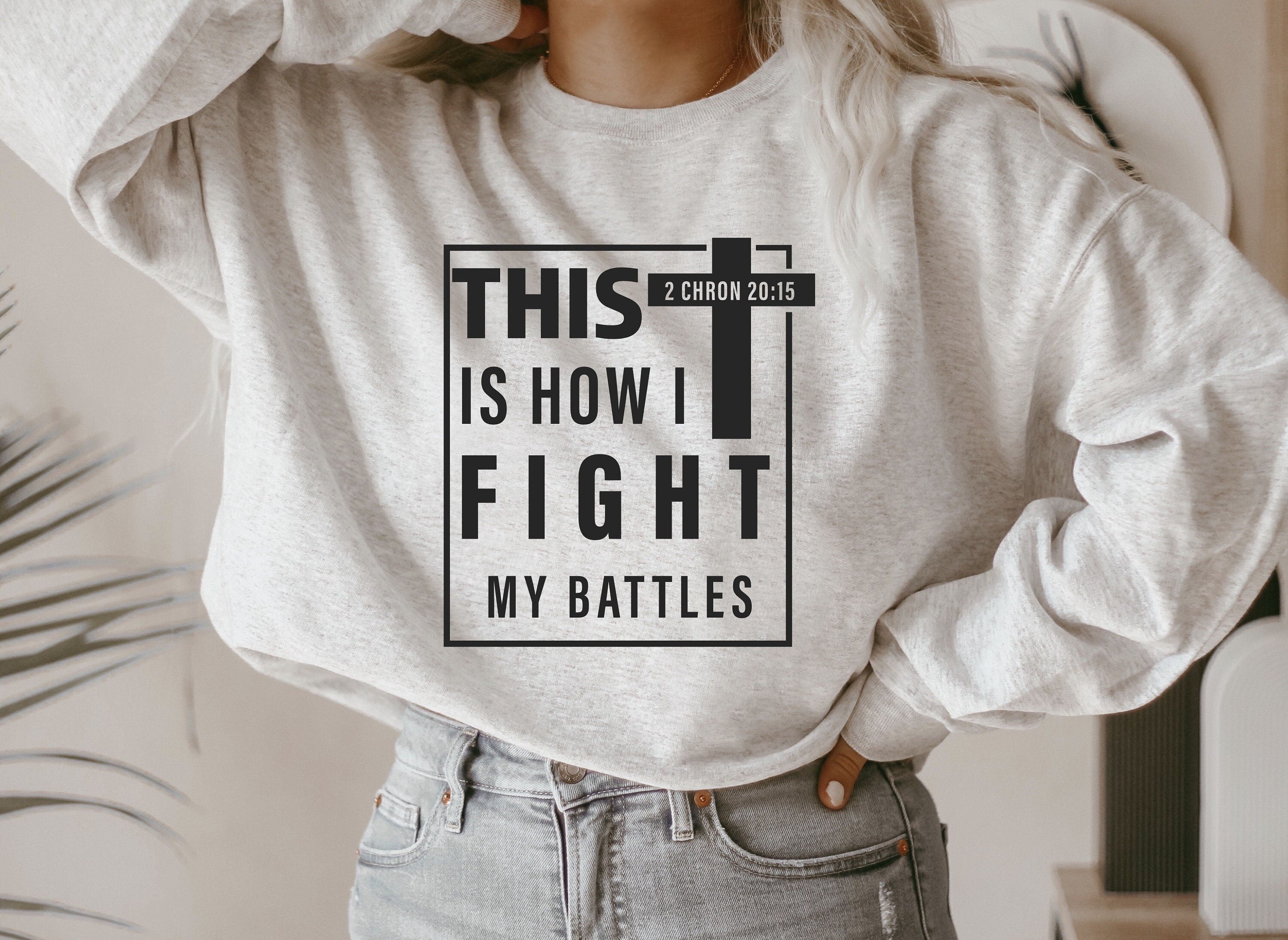 This is How I Fight My Battles Svgchristian Quote Svg for - Etsy