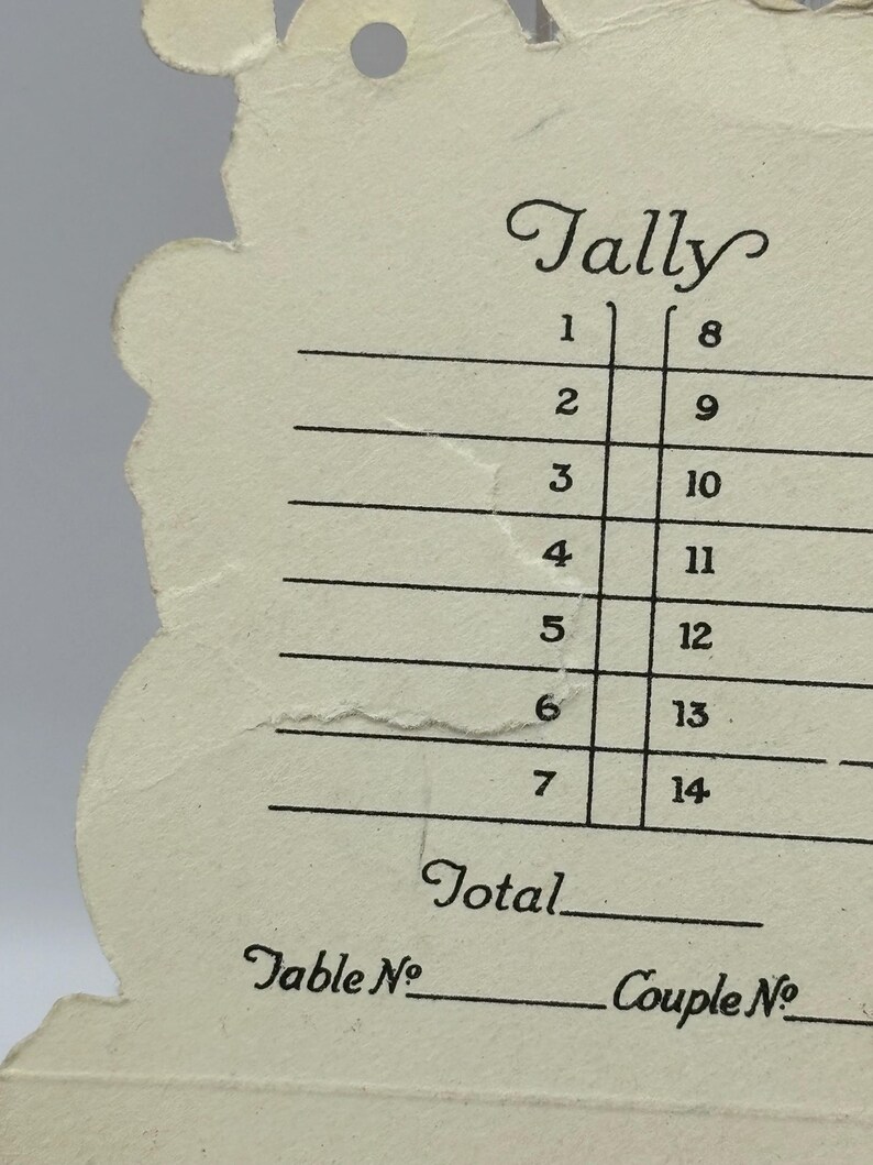 Vintage Halloween 1920s Art Deco Tally/place Card - Etsy