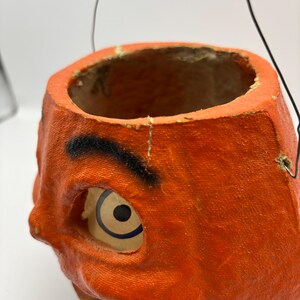 Vintage Halloween 1940s Paper Mache JOL W/face Insert - Etsy
