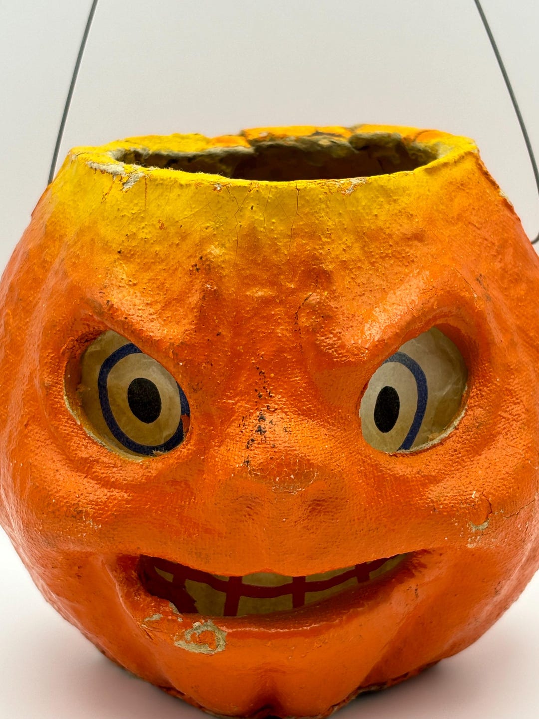 Vintage Halloween 1940s Paper Mache JOL W/face Insert. - Etsy