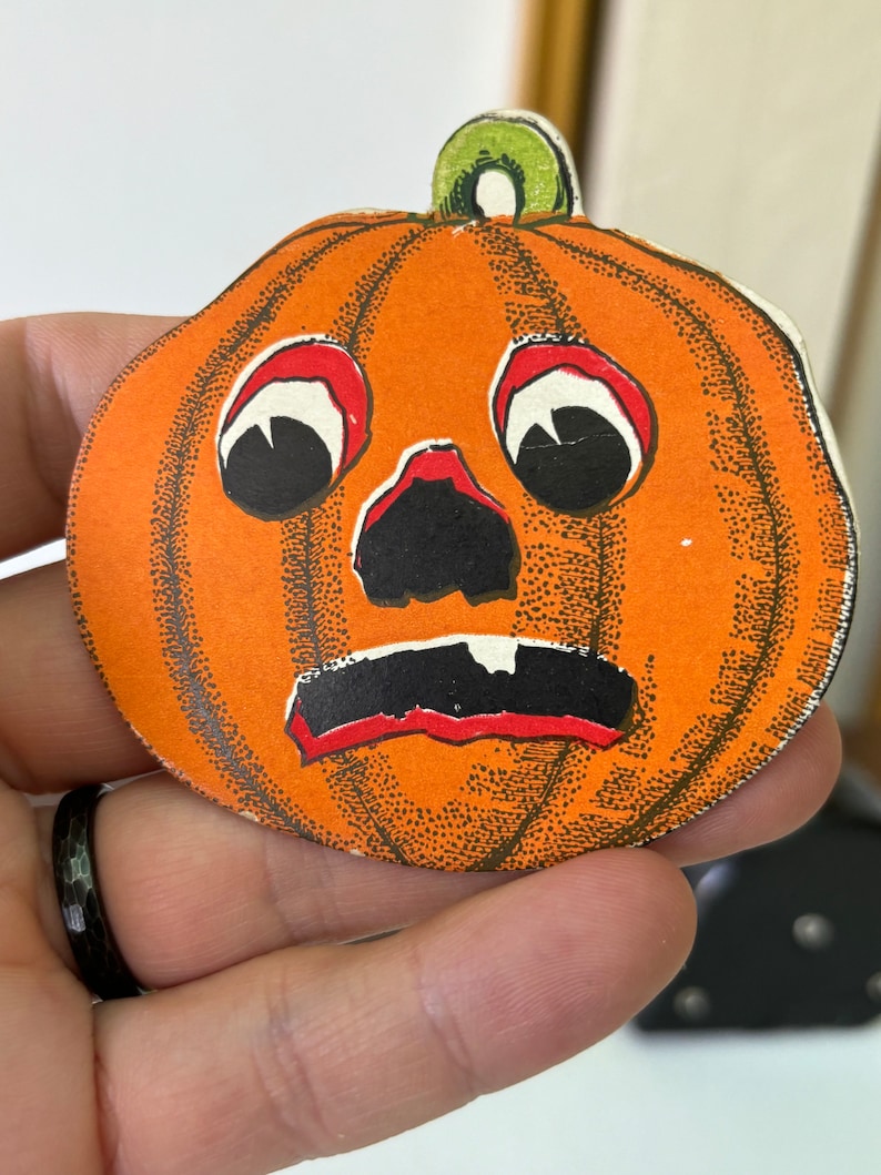 Vintage Halloween 1920s Jol Head Cut Outgame Piece Beistle Etsy