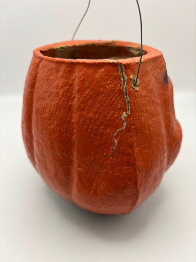 Vintage Halloween 1940s Paper Mache JOL W/face Insert - Etsy