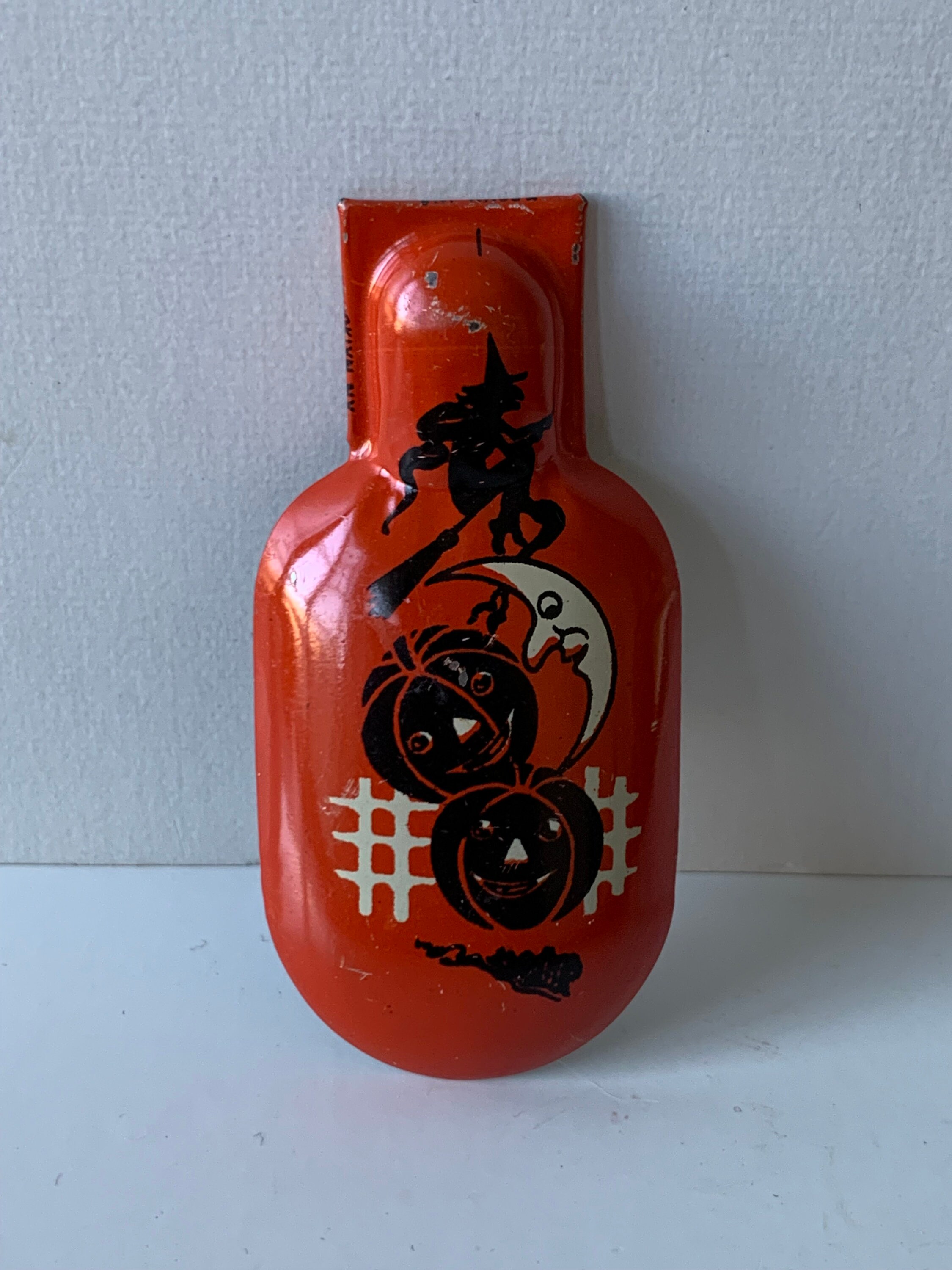 1950s Vintage Halloween Witch Tin Clicker/noisemaker - Etsy