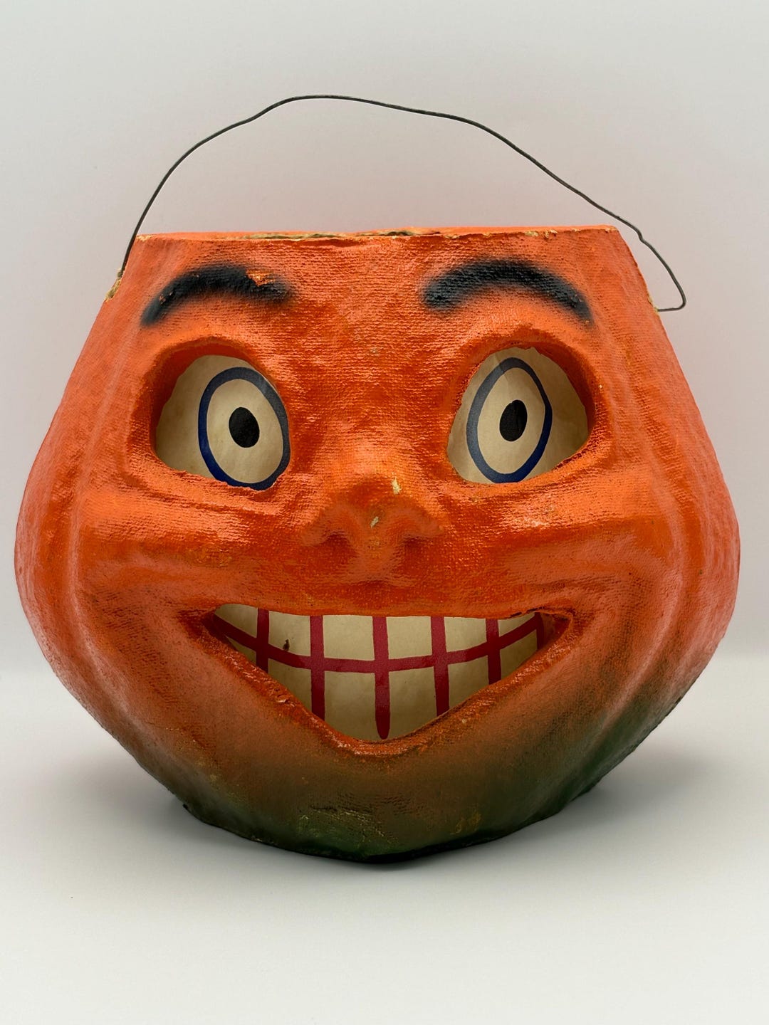 Vintage Halloween 1940s Paper Mache JOL W/face Insert - Etsy