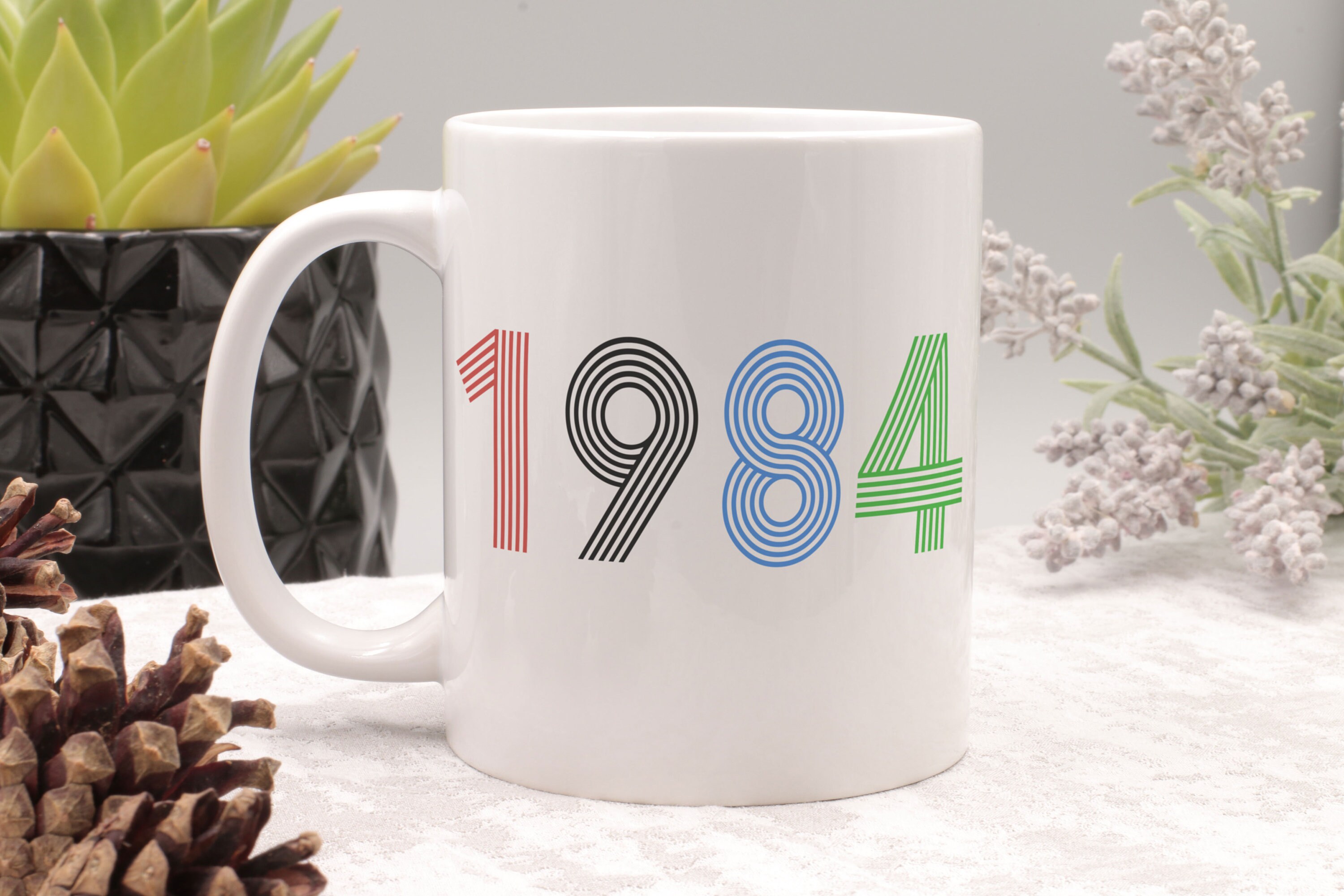 Retro 80s Mug Personalised Any Year Perfect gift idea | Etsy