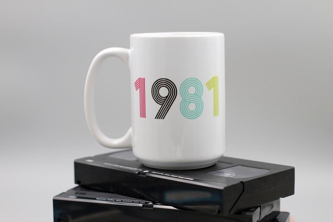 Retro 80s Mug Personalised Any Year Perfect gift idea - Etsy.de