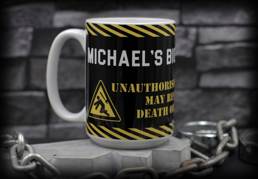 Personalised Large 'warning Mug' ~ Funny Mug ~ Gift Idea ~ - Etsy UK