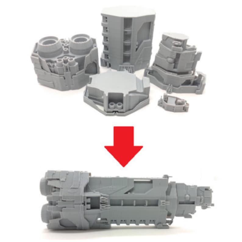 Pillar of Autumn Halcyon-class - 1", 3", 6" or 12" Model - Custom & Fan ...