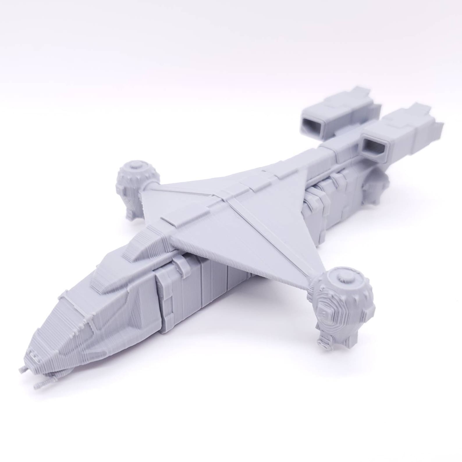 ISSCV Dropship - 1", 3", 6" or 12" Model - Custom Kit Space: Above and Beyond - Space Ship Fleet ...