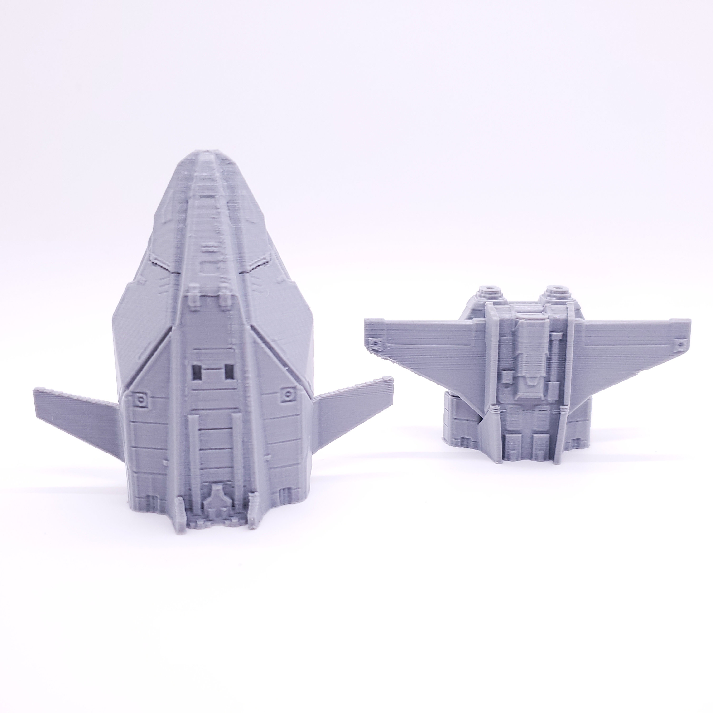 Federal Dropship - 1", 3", 6", 9" or 12" Model - Custom Spaceship Sci ...