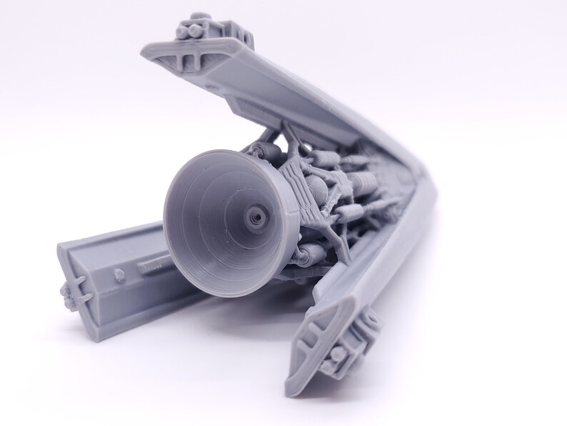 Razorback - 1", 3", 6" or 12" Model - Custom Kit Firehawk Space Ship ...