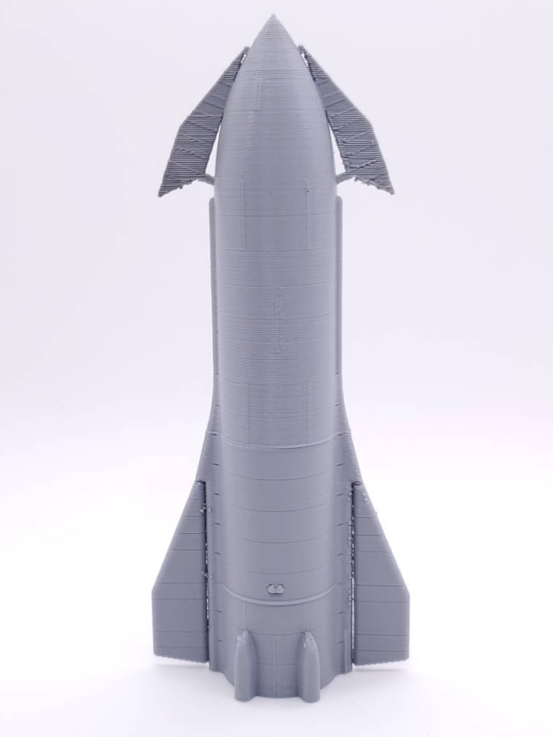 Starship Mk1 - 1", 3", 6" or 12" Model - Custom Kit Spacex Space Rocket ...