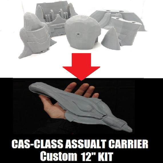 Cas-class Assault Carrier Cruiser 31cm/12in Custom & - Etsy