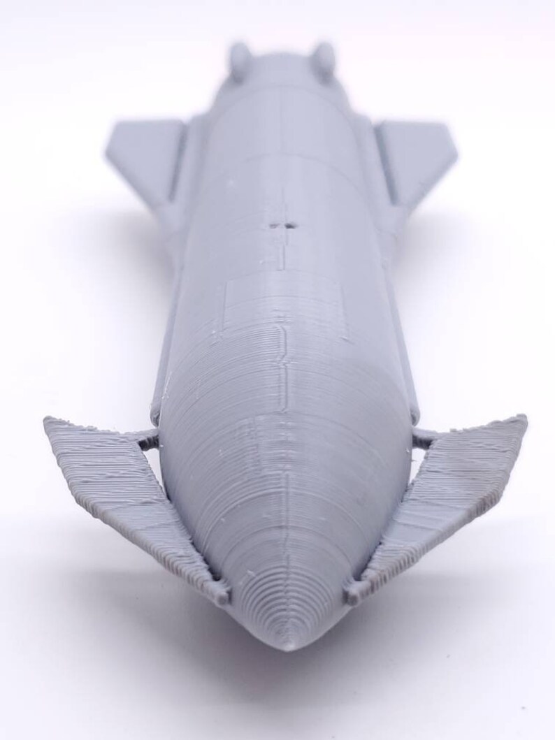 Starship Mk1 - 1", 3", 6" or 12" Model - Custom Kit Spacex Space Rocket ...