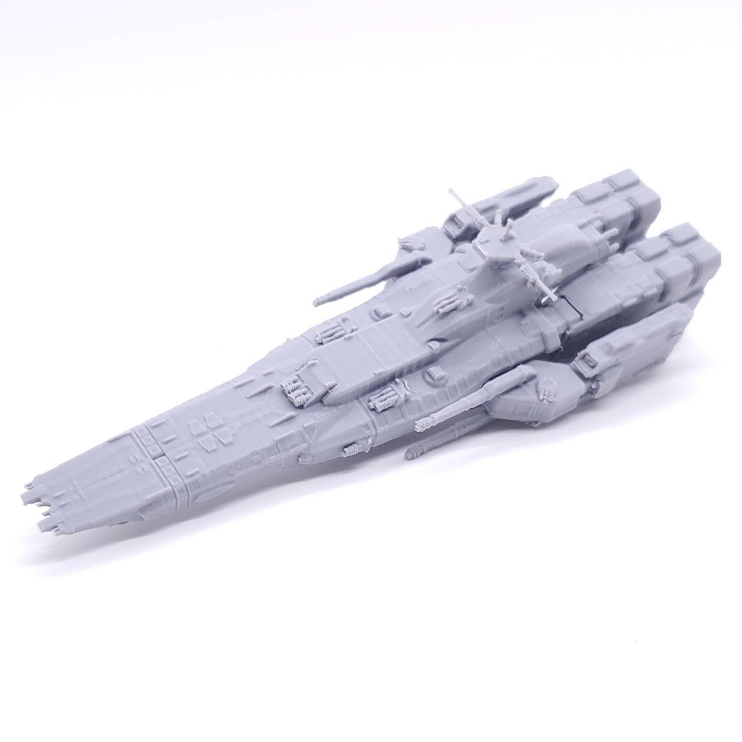 SDF-2 Megalord 1", 3", 6" or 12" Model - Custom Kit Robotech Macross Space Ship Fleet Battles ...