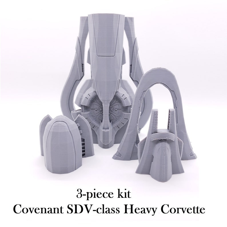 Sdv-class Heavy Corvette Covenant 31cm/12in Model Kit - Etsy