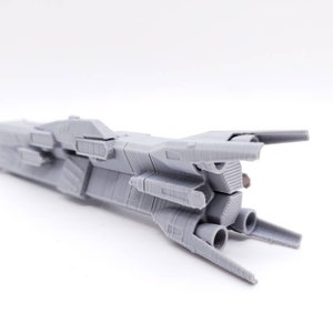 Ikazuchi Class 1", 3", 6" or 12" Model - Custom Kit Robotech Space Ship ...