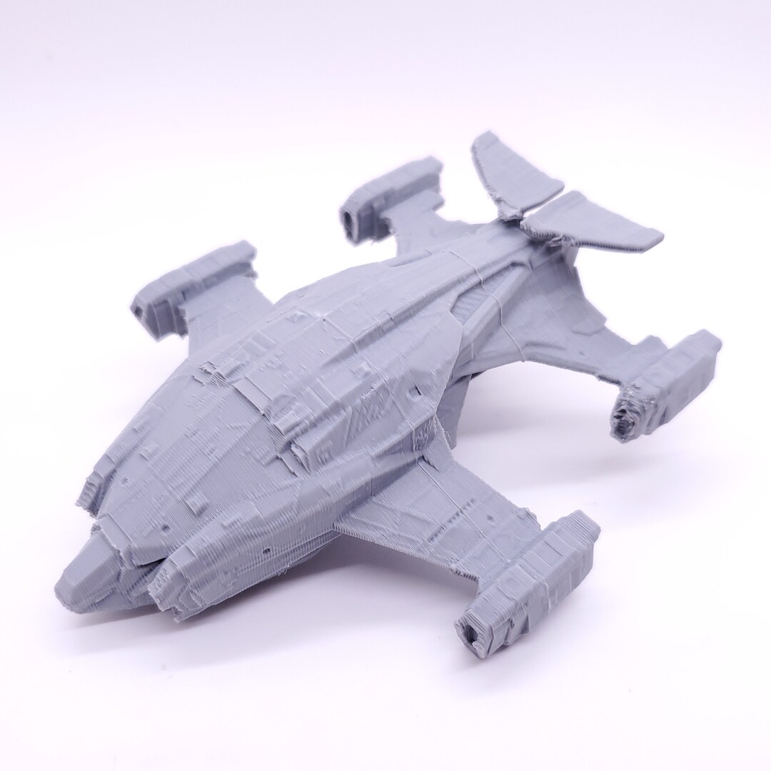 Alliance Crusader - 1", 3", 6", 9" or 12" Model - Custom Spaceship Sci ...