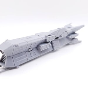 Ikazuchi Class 1", 3", 6" or 12" Model - Custom Kit Robotech Space Ship ...