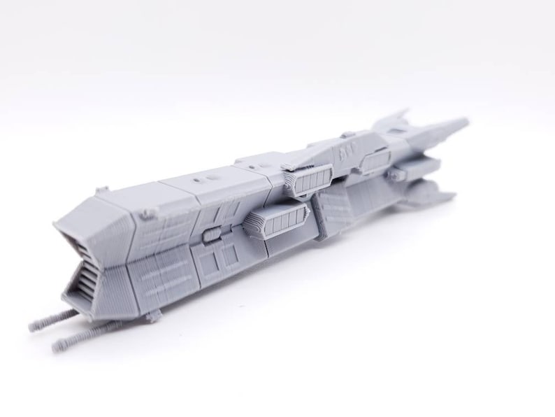 Ikazuchi Class 1", 3", 6" or 12" Model - Custom Kit Robotech Space Ship ...