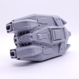 Type-6 Transporter - 1", 3", 6", 12" or 18" Model - Custom Spaceship ...