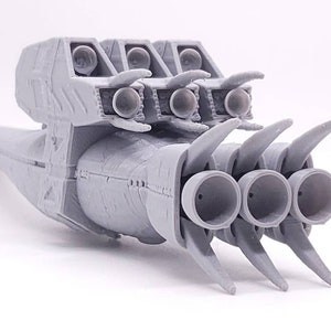 Garfish Class 1", 3", 6" or 12" Model - Custom Kit Robotech Space Ship ...
