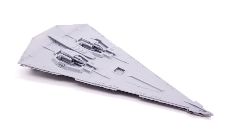 First Order - 1", 3", 6" or 12" Model - Custom Spaceship Sci-fi Model ...