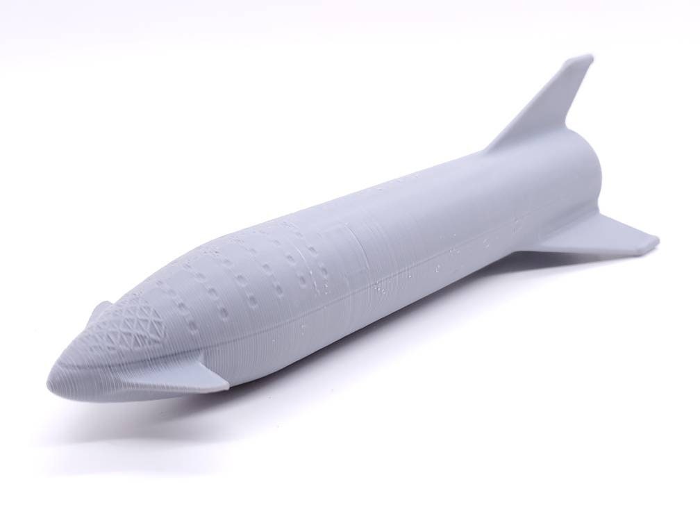 BFR 2018 Starship - 1", 3", 6" or 12" Model - Custom Kit Spacex Rocket ...