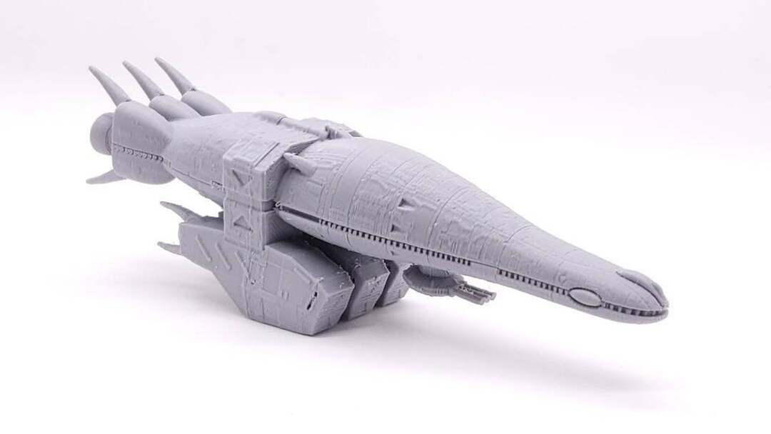Garfish Class 1", 3", 6" or 12" Model - Custom Kit Robotech Space Ship ...