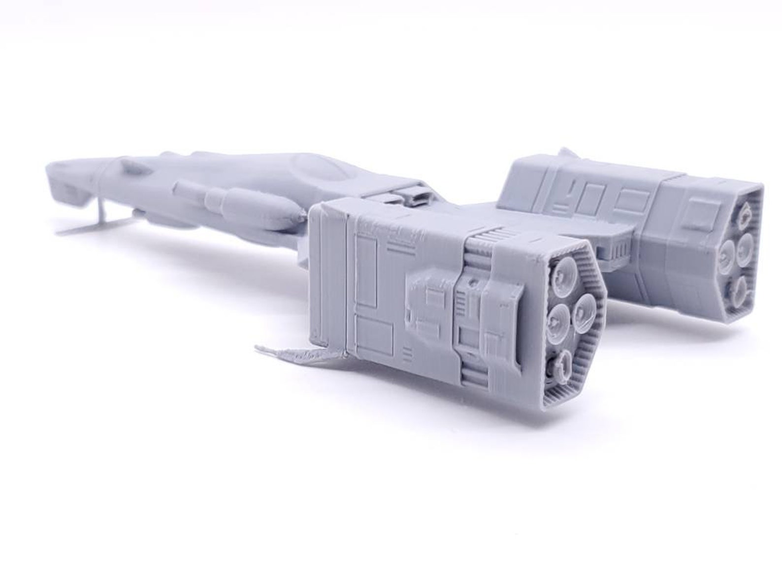 Oberth Class 1", 3", 6" or 12" Model - Custom Kit Robotech Space Ship ...