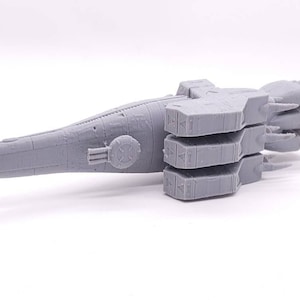 Garfish Class 1", 3", 6" or 12" Model - Custom Kit Robotech Space Ship ...
