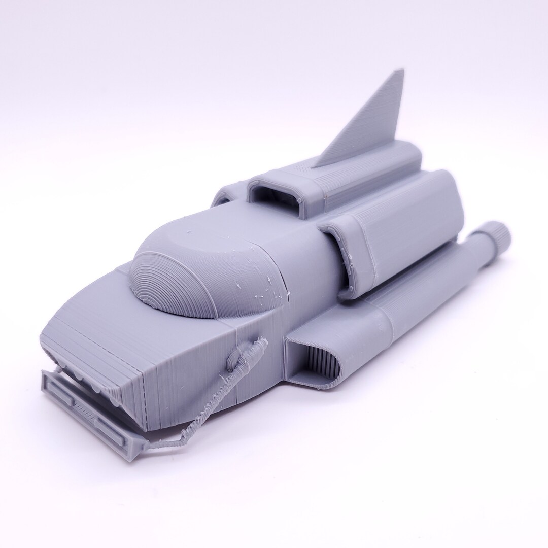 Thunderbird 4 - 1", 3", 6", 12" or 18" Model - Custom Spaceship Sci-fi ...