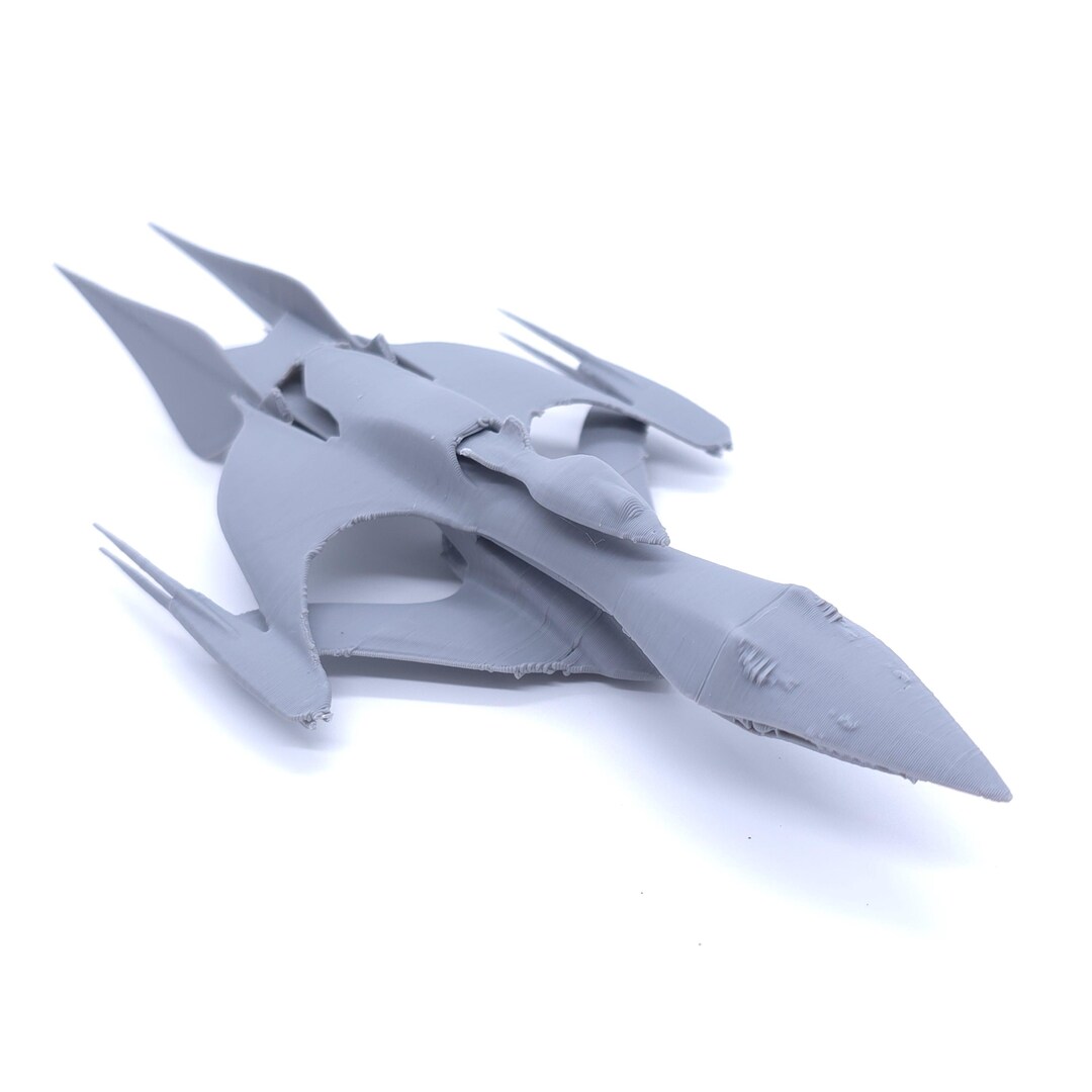 White Star - 1", 3", 6" or 12" Model - Custom Spaceship Sci-fi Model ...