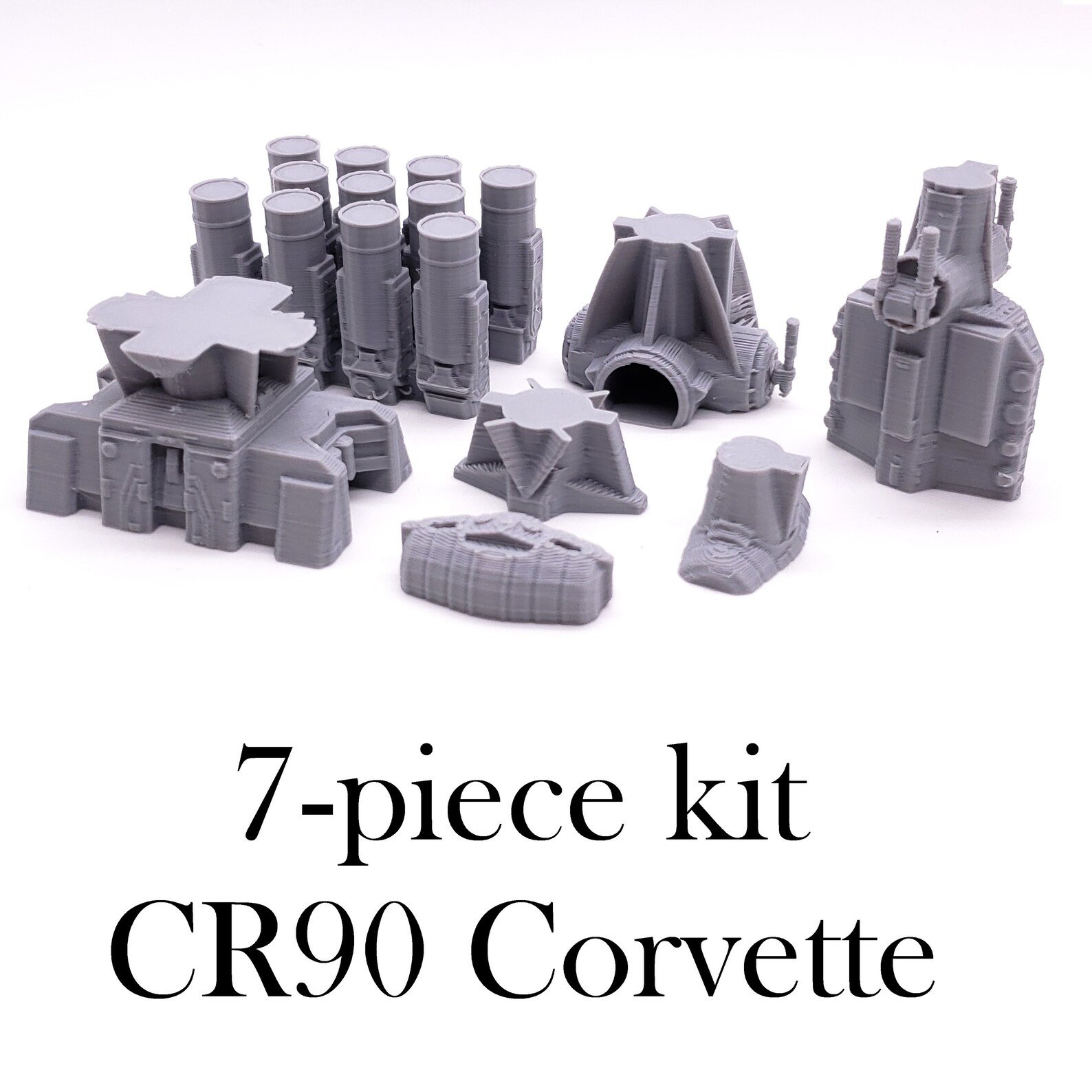 CR90 Corvette - 1", 3", 6" or 12" Model Kit Custom - Corellian Blockade ...