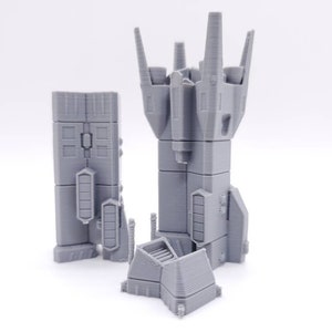 Ikazuchi Class 1", 3", 6" or 12" Model - Custom Kit Robotech Space Ship ...