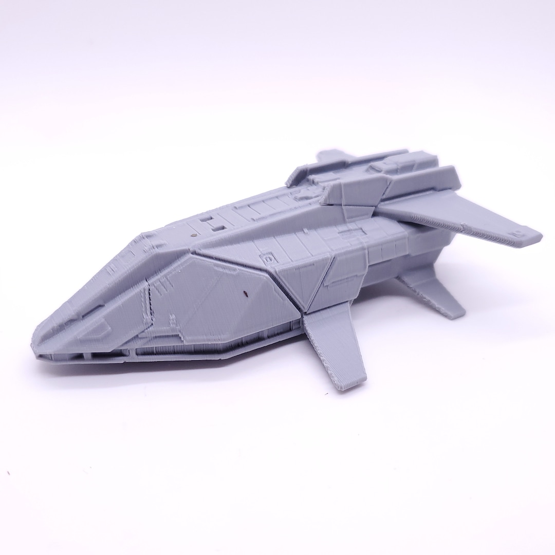 Federal Dropship - 1", 3", 6", 9" or 12" Model - Custom Spaceship Sci ...